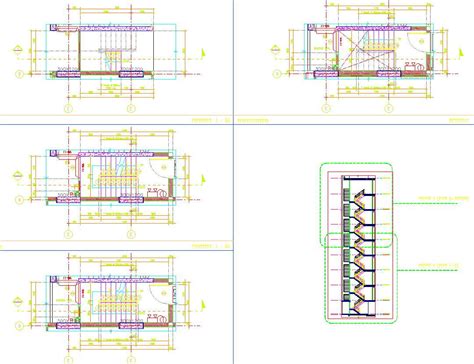 Cad Blocks Of Detail Staircase In Autocad Dwg File Cadbull