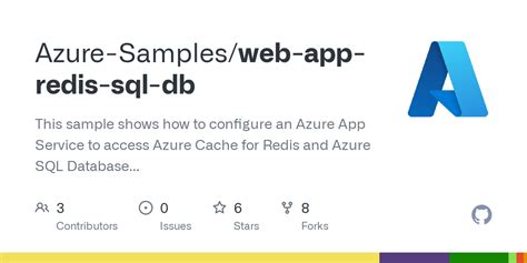 Github Azure Samples Web App Redis Sql Db This Sample Shows How To