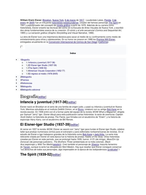 William Erwin Eisner Pdf Cómics Caricaturas