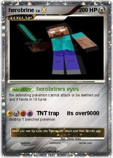 Pokémon Herobrine 57 57 Herobrines Eyes My Pokemon Card