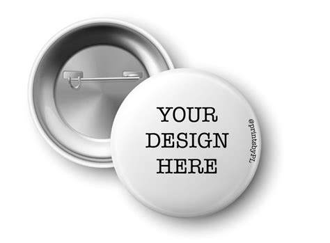 Custom Button Design Etsy