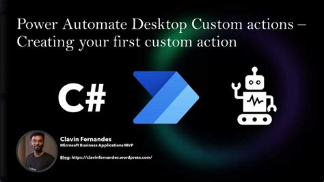 Create Power Automate For Desktop Actions Using The Actions Sdk Youtube
