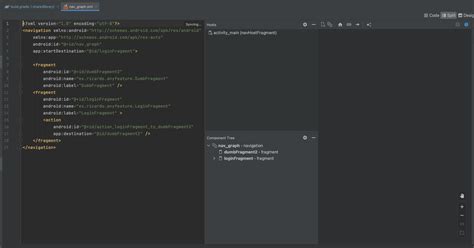 Android Studio Navigation Editor Not Showing Previews After Using
