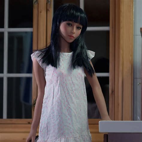 158cm Artificial Barato Pequeño Pecho Muñecas Sexuales Para Hombres Completo Cuerpo 100 TPE