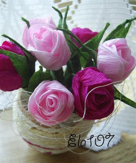 Ответы Mail Как сделать розу из гофрированной бумаги