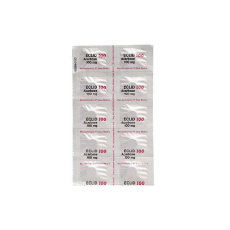 Eclid 100 Mg 10 Tablet Bali Pharmacy
