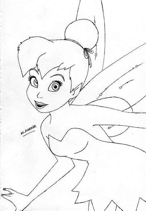 A Sketch Of Tinkerbell At Explore Collection Of A Sketch Of Tinkerbell