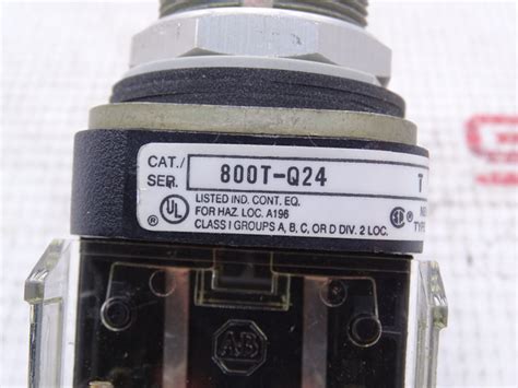 Allen Bradley 800t Q24 Series T Indicator Light