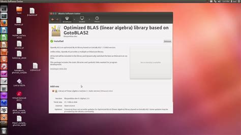 Openblas Install Ubuntu Software Center Youtube