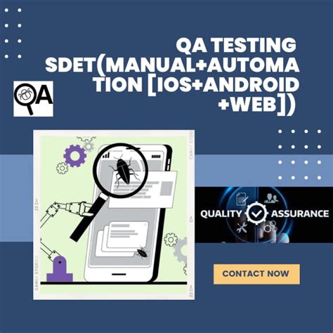 do qa testing manual and automation of android or ios and web by
