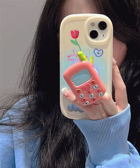 [당일발송] 튤립 러브 유니크 키치 폰 그립톡 세트 아이폰 케이스 14 프로 플러스 프로맥스 가능 에이블리