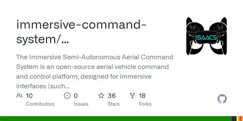 GitHub Immersive Command System ImmersiveDroneInterface The
