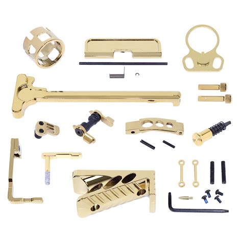 Gold Plated Ar 15 Finishing Kit With Upgraded Safety And Accessories
