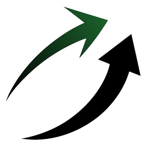 웹 사이트 Ui 및 앱 디자인을 위한 미니멀리스트 오른쪽 왼쪽 위 아래 화살표 평평한 터 일러스트레이션 아이콘 프리미엄 벡터