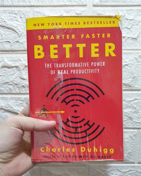 Smarter Faster Better By Charles Duhigg On Carousell