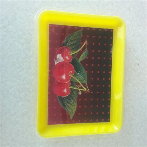 کمدا قیمت و خرید سینی رنگ زرد سایز کوچیک