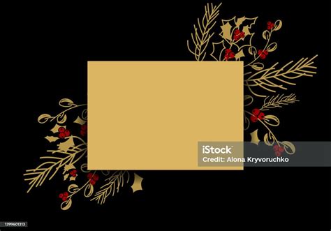 벡터 메리 크리스마스와 새해 복 많은 꽃 배경 텍스트에 대 한 복사 공간 크리스마스 카드 결혼식 초대장 파티 초대를위한 소박한