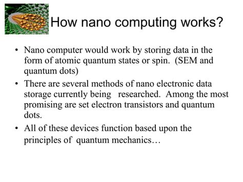 Nano Computing Ppt