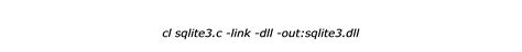 Techniques For Sqlite Compilation Procedure