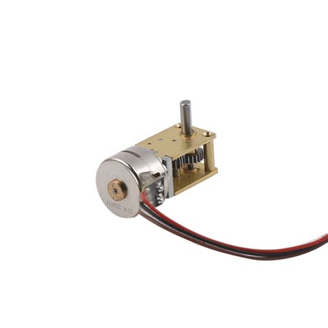15mm Worm Gear Stepper Motor With Worm Gearbox Gear Ratio Selectable