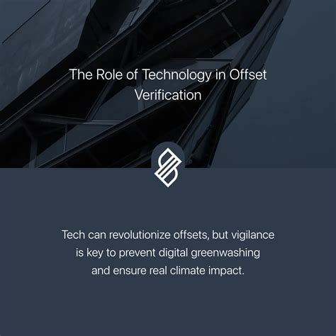 The Role Of Technology In Offset Verification → Scenario