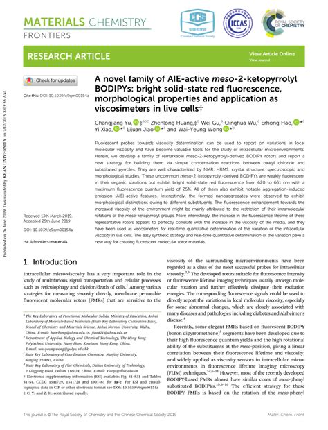 Pdf Cheminform Abstract Straightforward Acid Catalyzed Synthesis Of