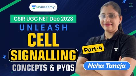 Cell Signalling Important Concepts With Pyqs Part 4 Csir Ugc Net Dec 2023 Neha Taneja