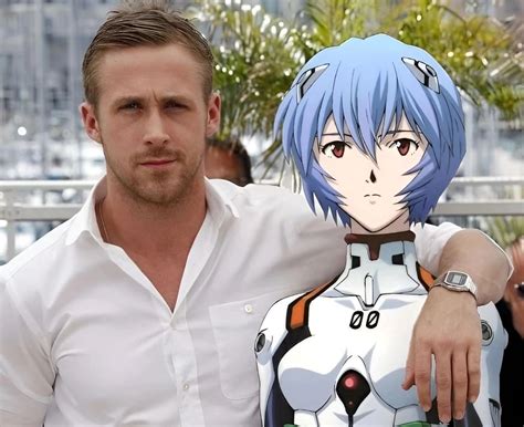 Ryan Gosling Meme Neogenesis Evangelion Avatar Picture Black And White Photo Wall Banksy