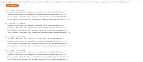 Solved a n 16 t 1 59 α 0 05 Reject the null hypothesis Chegg com