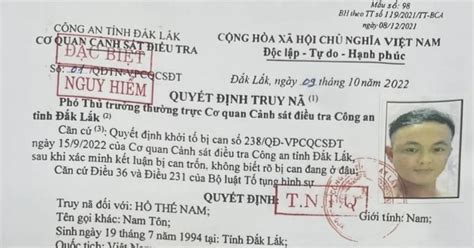 C Ng An K L K Truy N C Bi T Thanh Ni N V T I Gi T Ng I B O Ph P Lu T Tp H Ch Minh