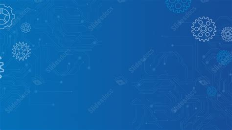 Technology Set Blue Gradient Powerpoint Background For Free Download Slidesdocs
