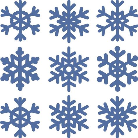 Intricate Snowflake Designs 54848526 Vector Art At Vecteezy