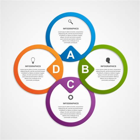 Premium Vector Abstract Circle Infographic Design Template