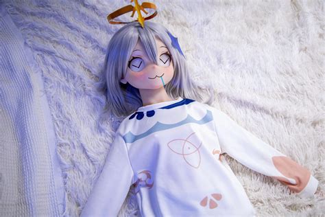 Paimon Genshin Anime Mini Sex Doll With Pvc Head Vsdoll