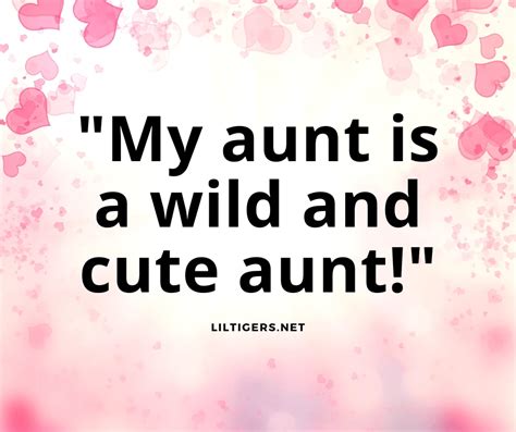 170 Best Aunt Quotes And Sayings Lil Tigers Lil Tigers