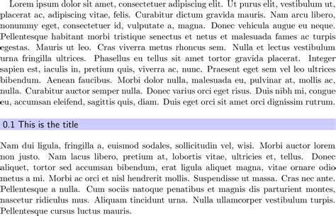 Sectioning Giving Headlines A Background Color Spanning Across The Entire Typearea TeX