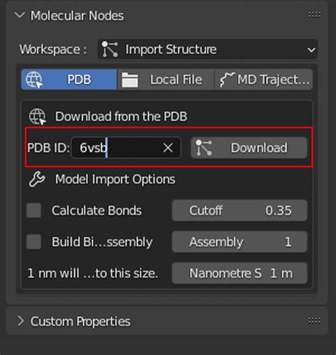Blender How To Handle Molecular Data With Molecular Nodes” Addon Part 2 Styly