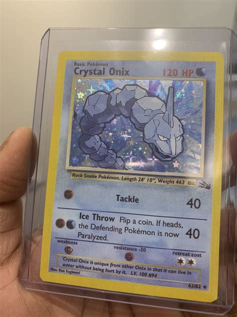 I Always Loved Crystal Onix And Was Sad There Was No Official Card So I