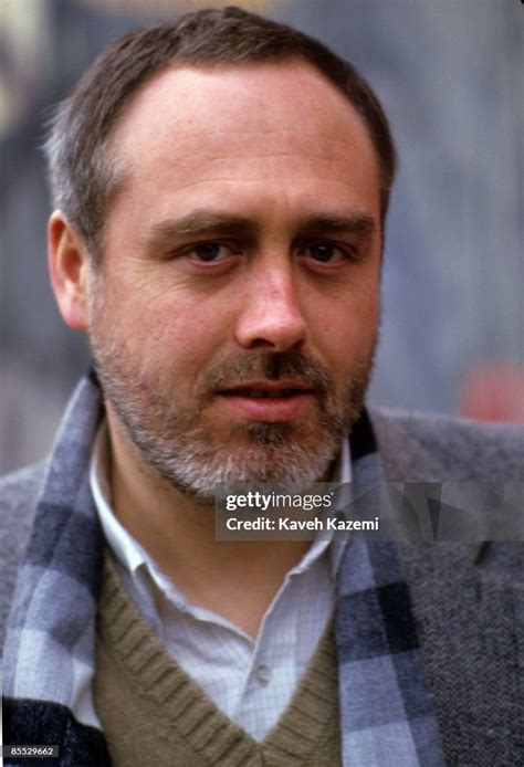 Irish Republican Activist Danny Morrison Outside The Republican News