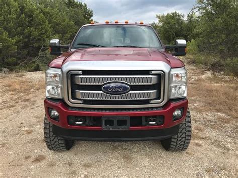 2014 Ford F250 Platinum 4x4 67l Powerstroke Turbo Diesel Fx4 Lifted