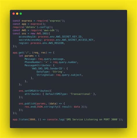Nodejs Learnsomethingnew Aws Sns Javascript Otp Shrinath Nayak
