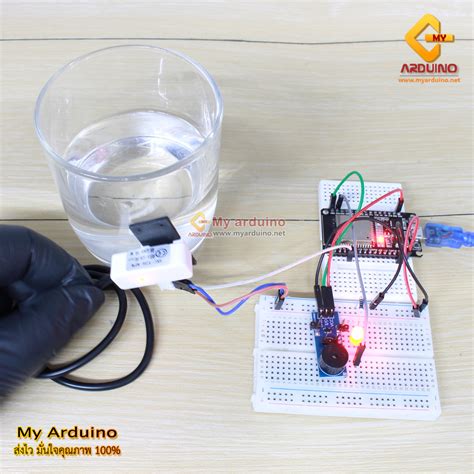 สอนใช้งาน Esp32 เซ็นเซอร์วัดระดับน้ำของเหลวแบบไร้สัมผัส Liquid Level