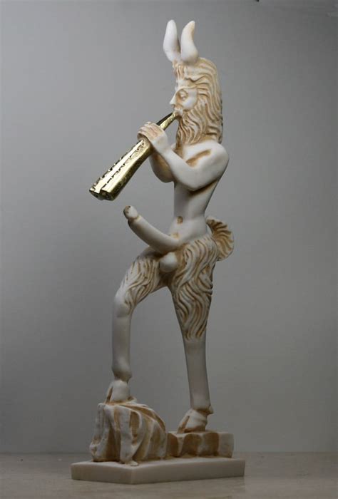 Pan Faunus Greek Wild Nature God Penis Phallus Figurine Statue Etsy