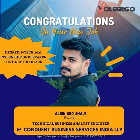 voleergo solutions llp on linkedin voleergo newjob careergoals techsuccess proudmoment