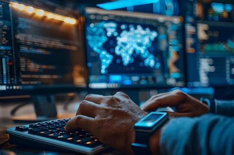 Premium Photo A Cybersecurity Professional Safeguards Data Privacy Against Digital Threats