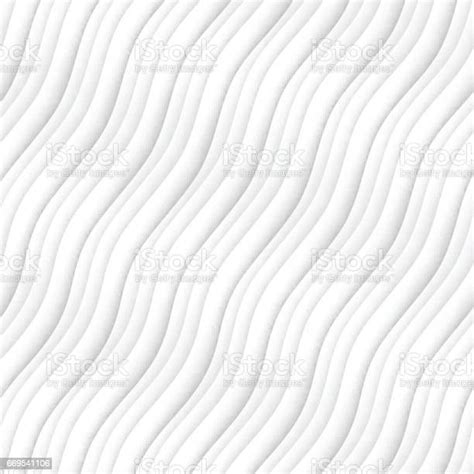 원활한 추상 패턴입니다 화이트 텍스처입니다 웨이브 물결 모양 현대 기하학적 흰색 배경입니다 인테리어 디자인 벽 3d 벡터 일러스트 레이 션 0명에 대한 스톡 벡터 아트 및
