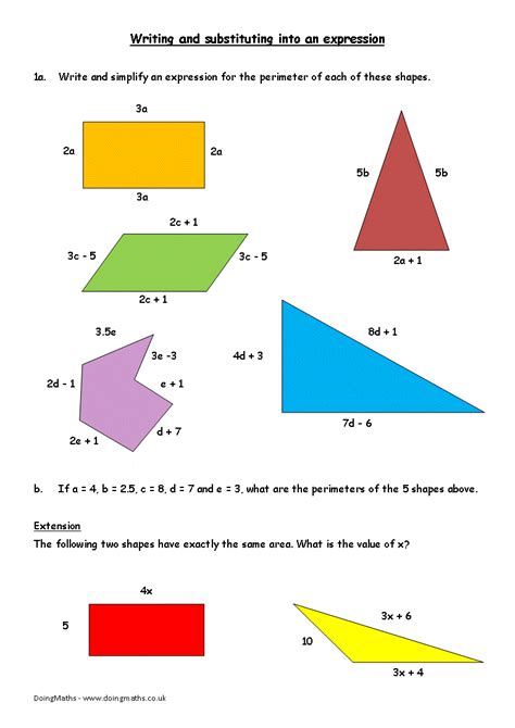 Substitution Free Worksheets Powerpoints And Other Resources For Gcse Doingmaths Free