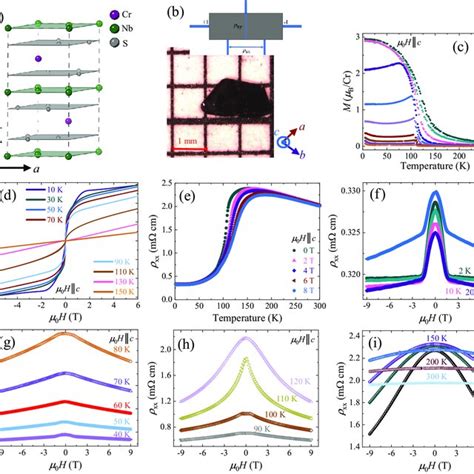 A Crystal Structure Of Cr 1 3 Nbs 2 The Purple Green And Gray Download Scientific Diagram