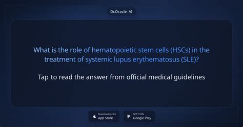 What Is The Role Of Hematopoietic Stem Cells Hscs In The Treatment Of