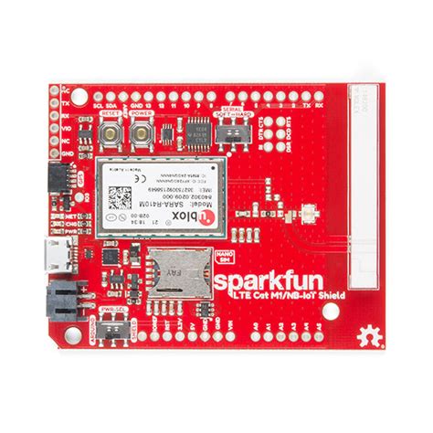 Sparkfun Lte Cat M1nb Iot Shield Sara R4 With Hologram Sim Card Elmwood Electronics
